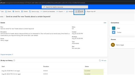 Microsoft Flow Tutorial Instant Vs Automated Flow Master Data