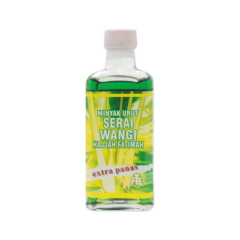 Fte Minyak Urut Serai Wangi Extra Hot 60 Ml Al Barakah Health And Beauty Mart