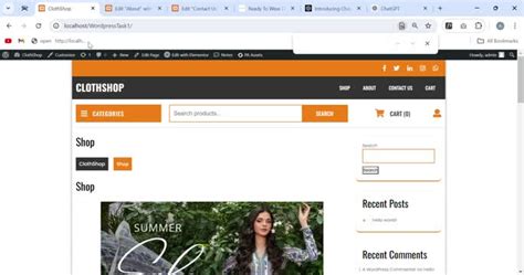 completed wordpress task with digital empowerment network aliza