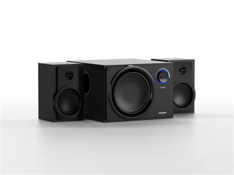 Speaker Set Free 3d Model Other Electronic 3d Models