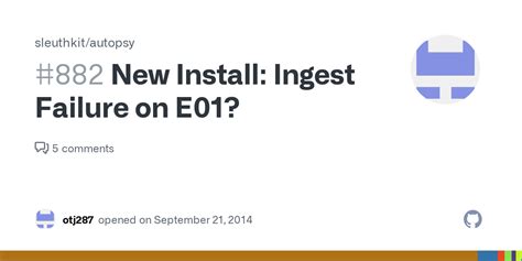 New Install Ingest Failure On E Issue Sleuthkit Autopsy GitHub