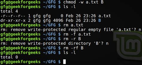 Rm Rf Command In Linux With Examples GeeksforGeeks