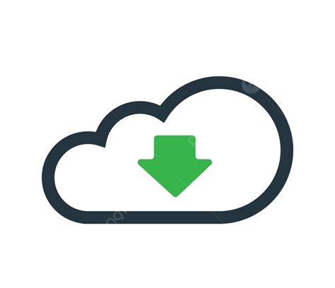 Cloud Computing With Download Icon Mobile Computing App Vector Mobile Computing App Png And
