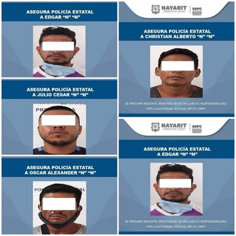 SSPC Asegura A Cinco Personas Por Diferentes Delitos En El Estado