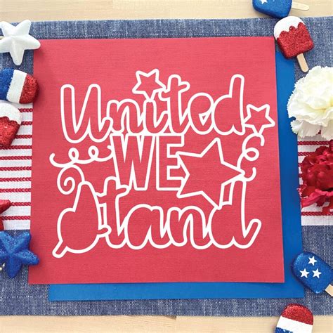 4th Of July Scrapbook Title Overlay Craft Svg File Lemonyfizz