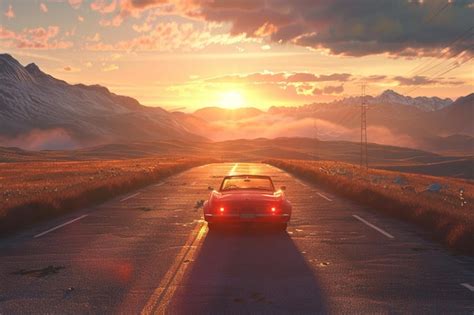 Premium Photo Showcase The Joy Of A Spontaneous Road Trip