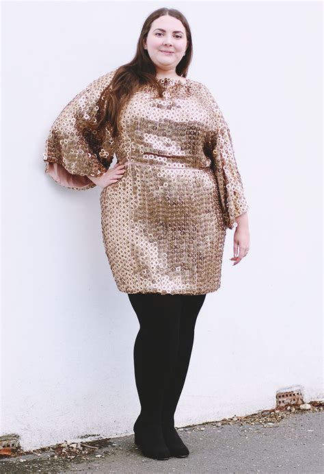 Becky Bedbug Ootd Gold Sequin Dress