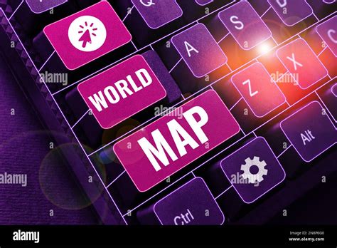 Writing Displaying Text World Map Business Overview A Diagrammatic Representation Of The