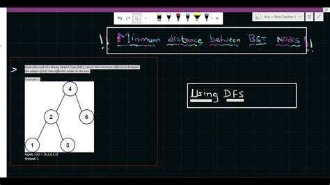 Minimum Distance Between Bst Nodes Leetcode Daily Challenge Depth