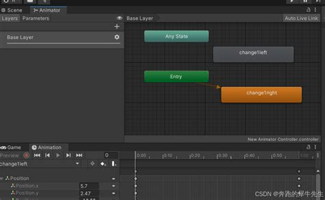 Unity学习37：新版的动画器：动画状态机 Animatorunity动画器 Csdn博客