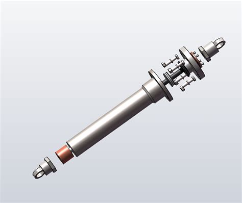 磁流变减震器三维mf Solidworks 2016 模型图纸下载 懒石网