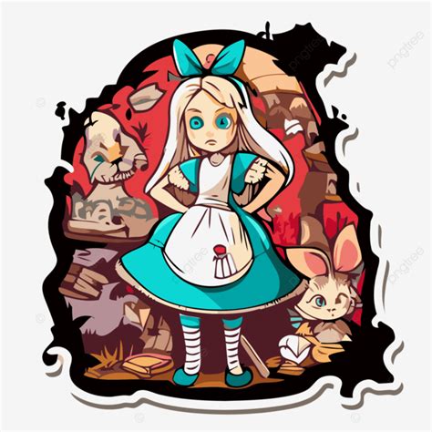 Alice In Wonderland Sticker Alice In Wonderland Sticker Alice In Wonderland Sticker Clipart