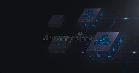 Multiple Cloud Symbol Vector Illustration 2d Cloud 3d Cloud Multi Cloud Work Connected Data