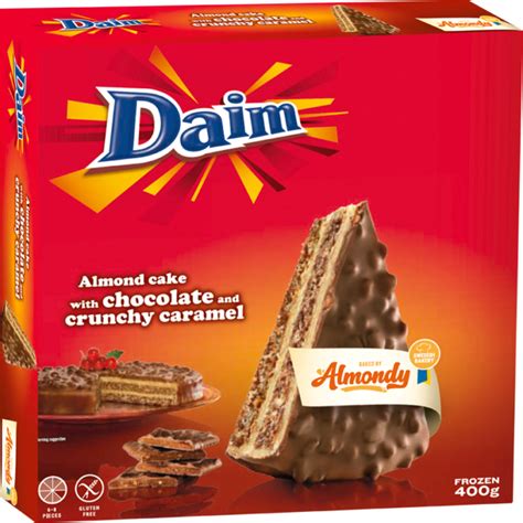 Daim Cake Fryst Daimtårta Med Choklad Almondy