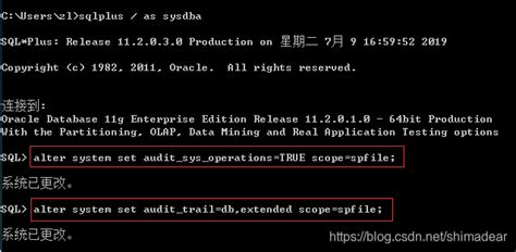 oracle11g数据库审计功能的关闭和开启 oracle审计日志关闭 csdn博客