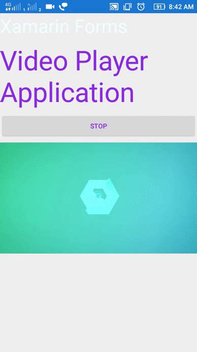 Xamarinforms Video Player App