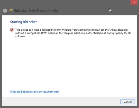 Bitlocker Group Policy For Windows 8 1 And Windows Server 2008 R2 Server Fault