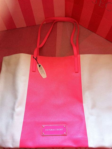 Victoria S Secret Limited Edition Fabulous Tote White Pink EBay