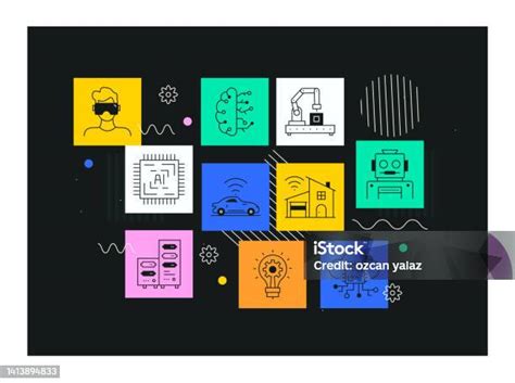 Konsep Desain Banner Vektor Kecerdasan Buatan Ilustrasi Stok Unduh