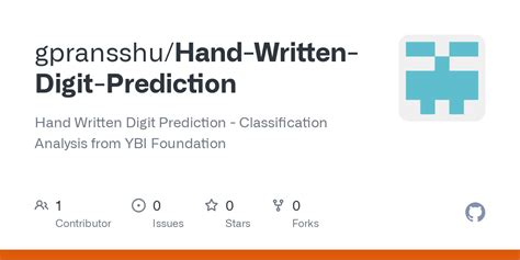 Github Gpransshu Hand Written Digit Prediction Hand Written Digit
