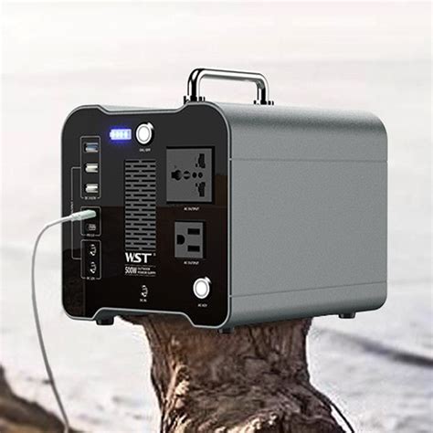 Customizable 500w Output Power Bank Station Battery Solar Power Station