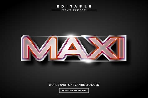Metallic D Editable Text Effect Graphic By Nicemorning Creative Fabrica