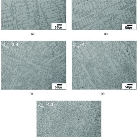 Optical Micrographs Of The Heat Treated Des Age Alloys Showing