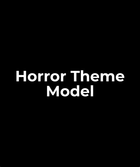 Horror Theme Model Matrix Fibers