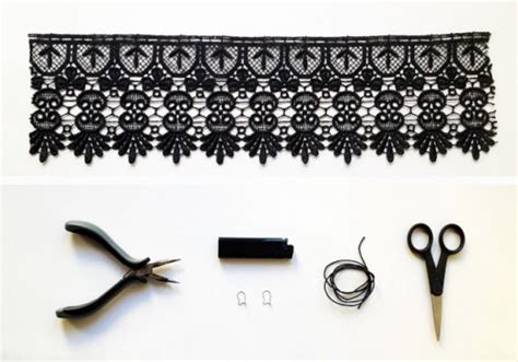Very Sexy Diy Lace Jewelry Shelterness