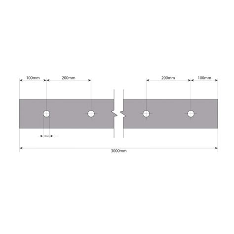 posiglaze 3 metre side mounted kit for 12mm glass black