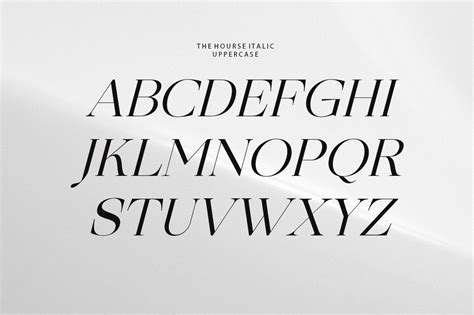 The Hourse Serif Design Cuts