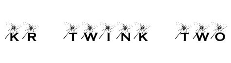 Kr Twink Two Font