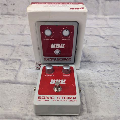 Bbe Sonic Stomp Maximizer Pedal Evolution Music