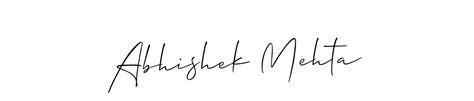 90 Abhishek Mehta Name Signature Style Ideas Unique Esign