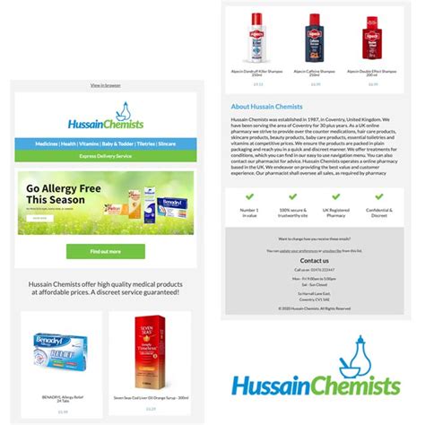 MailChimp Template From 100