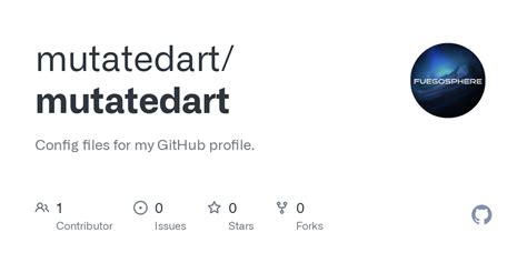 Github Mutatedartmutatedart Config Files For My Github Profile