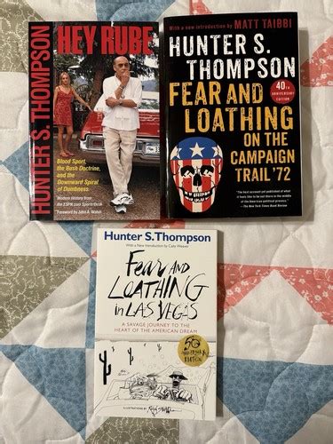 3 Hunter S Thompson Books Fear And Loathing In Las Vegas And Campaign