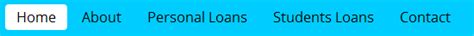 Horizontal Navigation Bar In Css Online Tutorial For Javascript Reactjs Html And Css For