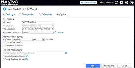 nakivo backup and replication flash vm boot