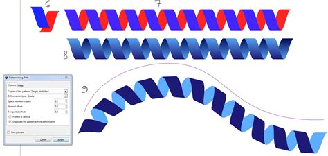Draw 3d Twist And Bends In Ribbons In Inkscape Graphic Design Stack