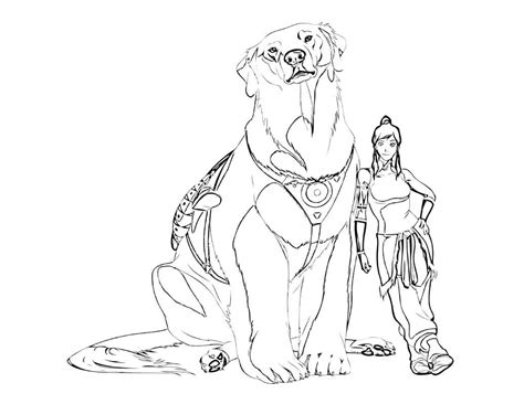 La Leyenda De Korra Para Pintar E Imprimir