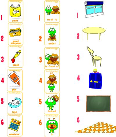 New Game For Classroom Objects Prepositions Genki English