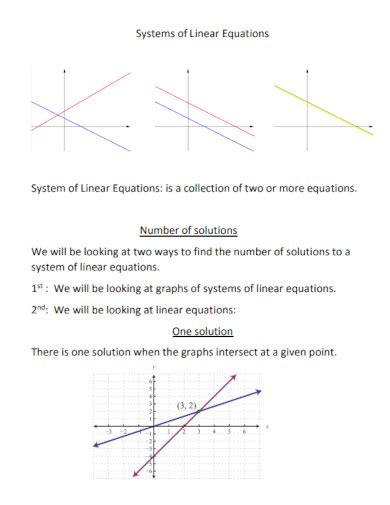Linear Equations Examples Formula How To Solve Pdf