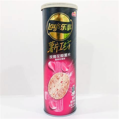 玫瑰花瓣薯片好吃吗乐事薯片玫瑰花味玫瑰花味薯片好吃吗大山谷图库