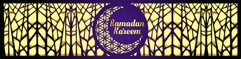 Ramadan Kareem Islamic Greeting Design With Lantern And Calligraphy