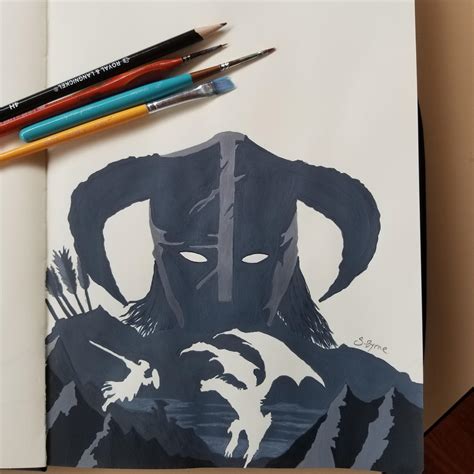 Dovahkiin By Shannonbyrneart On Deviantart