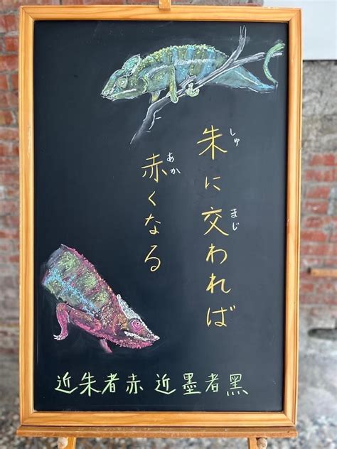 【朱に交われば赤くなるしゅにまじわればあかくなる】 ことわざ 成語 諺語