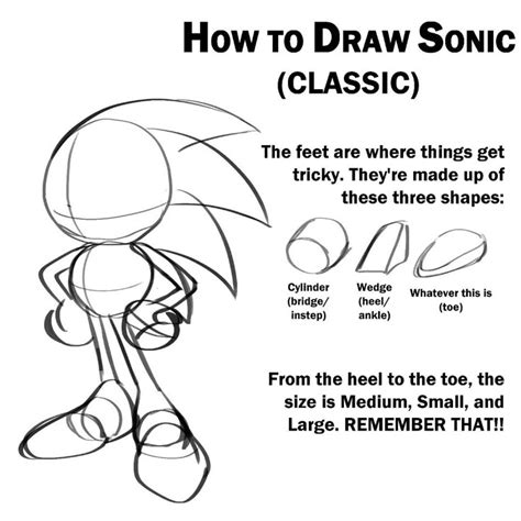Kolsans Ultimate Guide To Drawing Classic Sonic A Remake Of A Tutorial I Made Last Year When