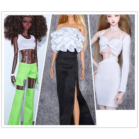 Barbie衣服30釐米娃娃衣套裝公主裙時尚禮服珍妮st桃子pp心怡小布麗佳fr比芭 蝦皮購物