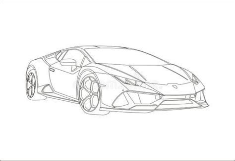 Super Car Coloring Stock Illustrations 116 Super Car Coloring Stock